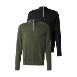 Jack & Jones Jack & Jones Sweater 'JJEEMIL' male Green, Black size M