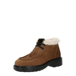 Copenhagen Studios Schn&uuml;rstiefelette Damen Gr&ouml;&szlig;e 41 braun / offwhite Winterschuhe