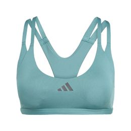 adidas Performance Sport-BH 'Aeroimpact Luxe' Damen Gr&ouml;&szlig;e M/L petrol