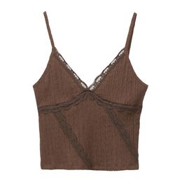 Pull&Bear Pull&Bear Top 'PACIFIC' Damen Gr&ouml;&szlig;e S braun