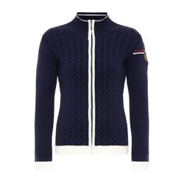 Jacey Quinn Strickjacke Damen Größe XS blau / rot / weiß