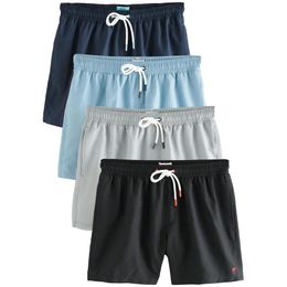 next Badeshorts 'Essential' Herren Gr&ouml;&szlig;e XXL marine / hellblau / grau / schwarz