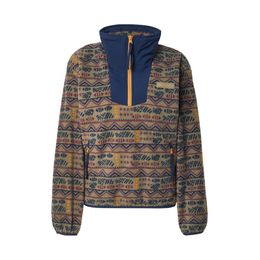 Columbia Sportpullover 'Sequoia Grove' Damen Größe XL dunkelblau / khaki / beere / orange