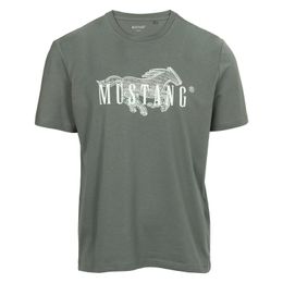 Mustang T-Shirt Style Austin agave green Herren M