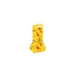 Rubbermaid Commercial Products Folding Safety Barrier, Polyethylen (PE), Gelb - FG9S1100YEL