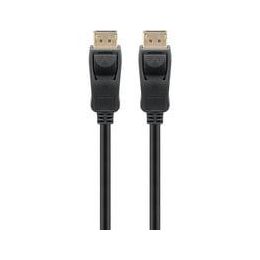 goobay Kabel DisplayPort 1.4 Stecker > DisplayPort Stecker schwarz, 1 Meter, 8K