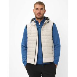 Brax Herren Weste Style LUC ivory, hellbeige, Gr. L