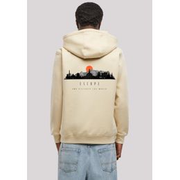 Kapuzenpullover F4NT4STIC "Escape Discover the World Asian Town", Herren, Gr. L, sand, Obermaterial: 65% Baumwolle, 35% Polyester, slim fit, Pullover Kapuzenpullover, Premium Qualität, ESCAPE Collection