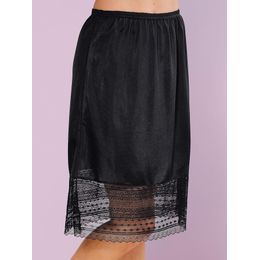 wäschepur Unterrock WÄSCHEPUR, Damen, Gr. 38, schwarz, 100% Polyester, unifarben, Röcke