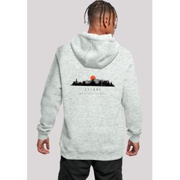 Kapuzenpullover F4NT4STIC "Escape Discover the World Asian Town", Herren, Gr. M, erdgrau, Obermaterial: 65% Baumwolle, 35% Polyester, slim fit, Pullover Kapuzenpullover, Premium Qualität, ESCAPE Collection