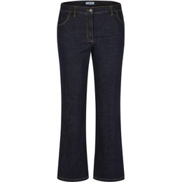5-Pocket-Jeans KjBRAND "Betty", Damen, Gr. 48, N-Gr, blau (denim dunkelblau), Denim/Jeans, Obermaterial: 71% Baumwolle, 16% Polyester, 11% Lyocell, 2% Elasthan, bequem, Jeans 5-Pocket-Jeans