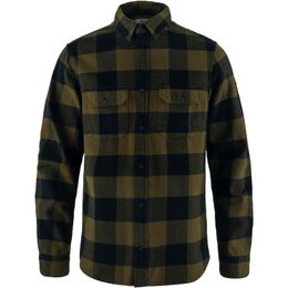 Fjällräven Fjällräven Flanellhemd Övik Heavy Wood Brown/Dark Navy (Größe: XL)