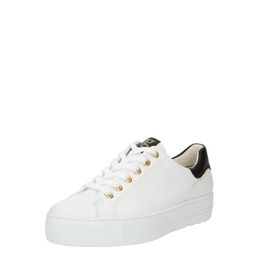 Paul Green Sneaker low Damen Größe 41.5/42 gold / schwarz / weiß