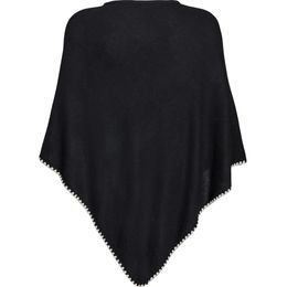ZIZZI Cape 'Caautumn' Damen Gr&ouml;&szlig;e XS/XL beige / schwarz