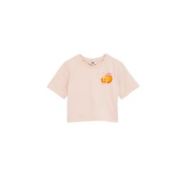 WE Fashion T-Shirt M&auml;dchen Gr&ouml;&szlig;e 98/104 orange / rosa / hellpink / wei&szlig;