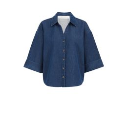 WE Fashion Bluse Damen Gr&ouml;&szlig;e XS dunkelblau
