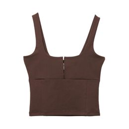 Pull&Bear Pull&bear Top Damen Gr&ouml;&szlig;e XL braun