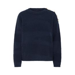 Ichi Pullover 'IHASTRA' Damen Gr&ouml;&szlig;e XS dunkelblau