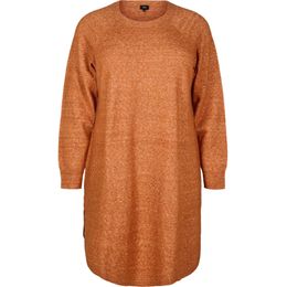 ZIZZI Strickkleid 'CAVISTA' Damen Gr&ouml;&szlig;e 9XL/10XL orange