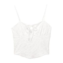 Pull&Bear Pull&bear Top Damen Gr&ouml;&szlig;e L wei&szlig;