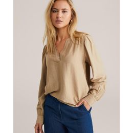 WE Fashion Bluse Damen Gr&ouml;&szlig;e XXXL beige