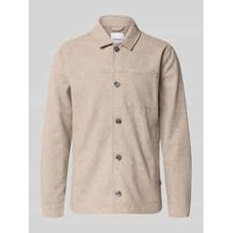 LINDBERGH Relaxed Fit Hemdjacke mit Brusttasche