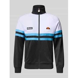Ellesse Sweatjacke mit Label-Patch Modell 'RIMINI'