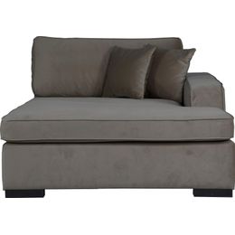 Sofaelement Home Affaire "Skara", grau (taupe), B:110cm H:86cm T:160cm, Polsterelemente, Modul zum eigenen Zusammenstellen, in vielen Bezugsqualit&auml;ten