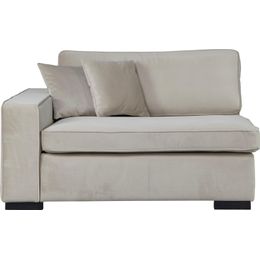 Sofaelement Home Affaire "Skara XXL", beige (dunkelbeige), B:140cm H:86cm T:130cm, 100% Polyester, Polsterelemente, Modul XXL - zum eigenen Zusammenstellen, Armlehne links/rechts w&auml;hlbar