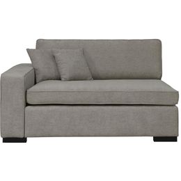 Sofaelement Home Affaire "Skara XXL", beige (dunkelbeige), B:140cm H:86cm T:130cm, 100% Polyester, Polsterelemente, Modul XXL - zum eigenen Zusammenstellen, Armlehne links/rechts w&auml;hlbar