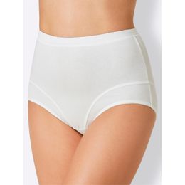 w&auml;schepur w&auml;schepur Damen Taillenslip mit breitem, weichem Bund, wei&szlig;, Gr&ouml;&szlig;e 44