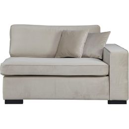 Sofaelement Home Affaire "Skara XXL", beige (dunkelbeige), B:140cm H:86cm T:130cm, 100% Polyester, Polsterelemente, Modul XXL - zum eigenen Zusammenstellen, Armlehne links/rechts w&auml;hlbar