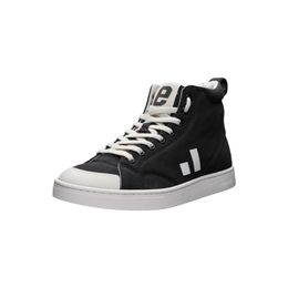 Sneaker Ethletic "Active Hi Cut", Damen, Gr. 46, schwarz (jet schwarz, just weiß), Obermaterial: 100% Baumwolle; Futter: 100% Baumwolle; Decksohle: 100% Baumwolle; Sohle: 100% Naturkautschuk, Schuhe, Keine Angabe