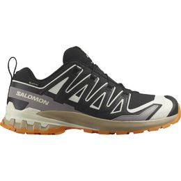 Salomon Herren Laufschuh "XA PRO 3D V9 GORE-TEX", Gr. 43schwarz, vanilla ice, turmeric, Synthetik, Textil, Schuhe, wasserdicht