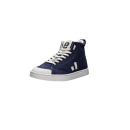 Sneaker Ethletic "Active Hi Cut", Damen, Gr. 47, blau (ocean blau, just wei&szlig;), Obermaterial: 100% Baumwolle; Futter: 100% Baumwolle; Decksohle: 100% Baumwolle; Sohle: 100% Naturkautschuk, Schuhe Sneaker, Keine Angabe