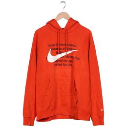 Nike Kapuzenpullover Herren Größe L Second Hand orange