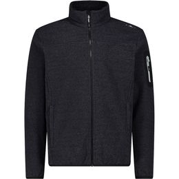 CMP Funktionsfleecejacke Herren Größe M schwarzmeliert