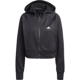 adidas Performance Sportsweatjacke Damen Größe XXXL/4XL schwarz / weiß