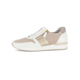 Gabor Leder-Sneakers in Weiß/ Beige - 57% | Größe 40 | Damen-sneakers