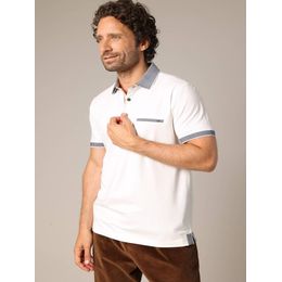 Deeluxe Poloshirt 'EAGLE' Herren Gr&ouml;&szlig;e XXL grau / wei&szlig;