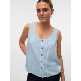 Véro Moda Vero Moda Top in Hellblau/ Weiß - 36% | Größe M | Damen-tops