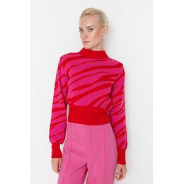 Trendyol Pullover in Pink/ Rot - 64% | Größe L | Damen-pullover-cardigans