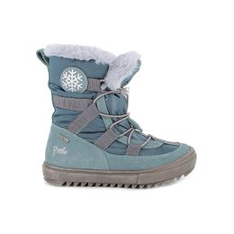 Primigi Leder-Winterstiefel in Hellblau - 45% | Größe 35 | Kinderstiefel