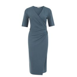 WE Fashion Kleid Damen Gr&ouml;&szlig;e 42 rauchblau Winterkleid