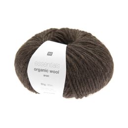 Essentials Organic Wool aran von Rico Design, Braun, aus Wolle