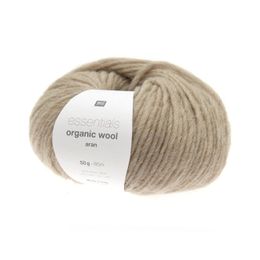 Essentials Organic Wool aran von Rico Design, Beige, aus Wolle