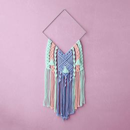 Makramee-Set - Wandbehang bunt