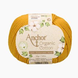 Organic Cotton von Anchor, Gold, aus Baumwolle