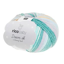 Baby Dream dk von Rico Design, T&uuml;rkis-Mix, aus Polyacryl
