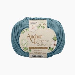 Organic Cotton von Anchor, Ocean Blue, aus Baumwolle